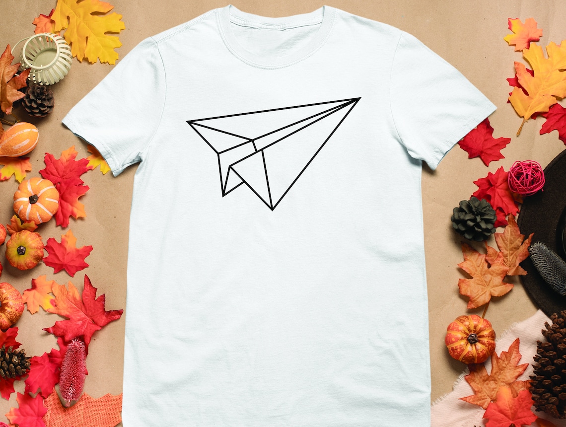 Geometric Plane SVG Origami Paper Plane PNG Origami Instant - Etsy