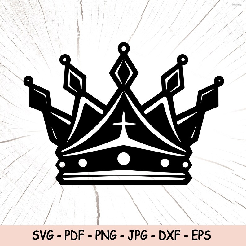 Crown SVG, Crown PNG, Crown Instant Download, Crown Cricut Cut Files ...
