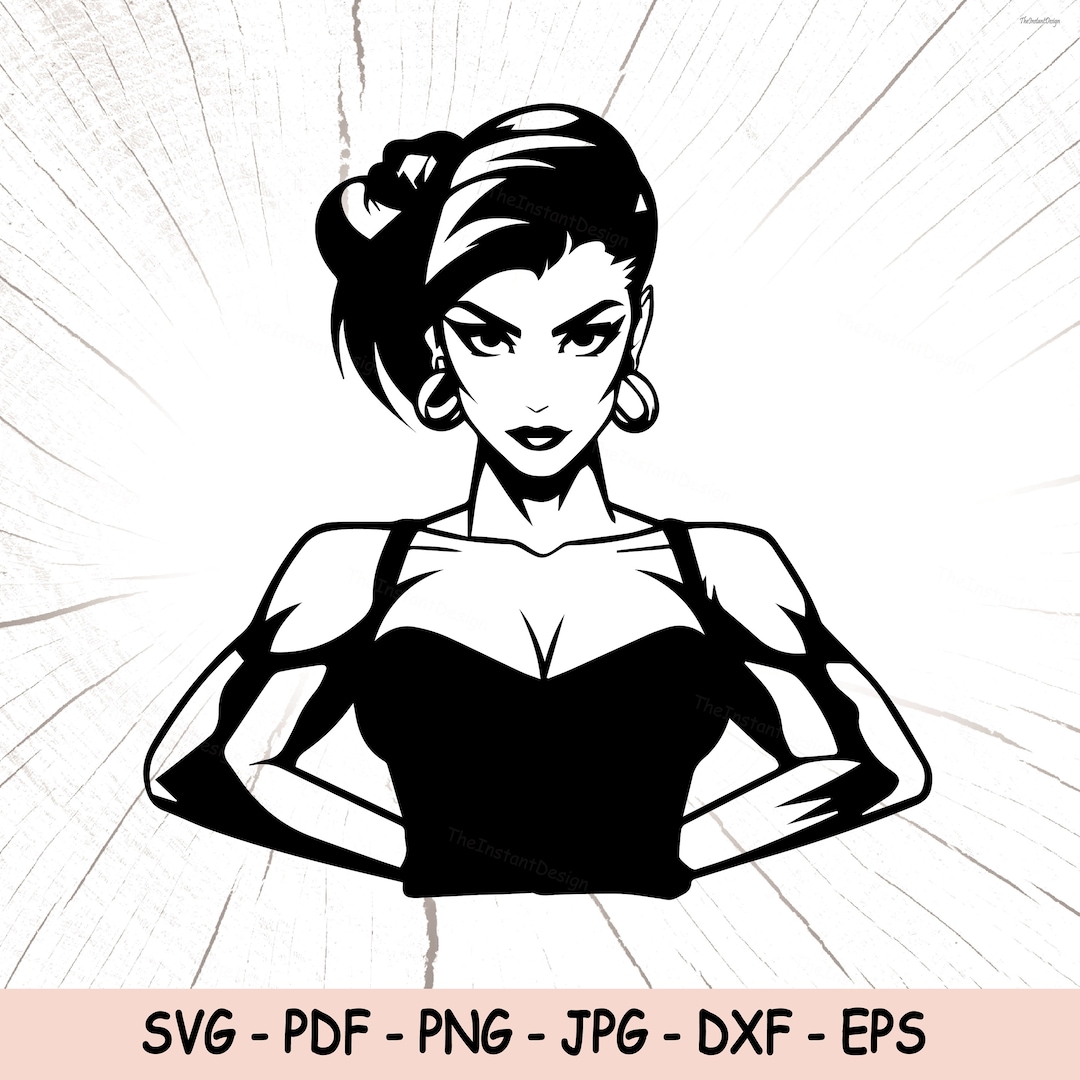 Strong Woman SVG, Gym Girl Svg, Fitness Girl Instant Download, Feminist ...