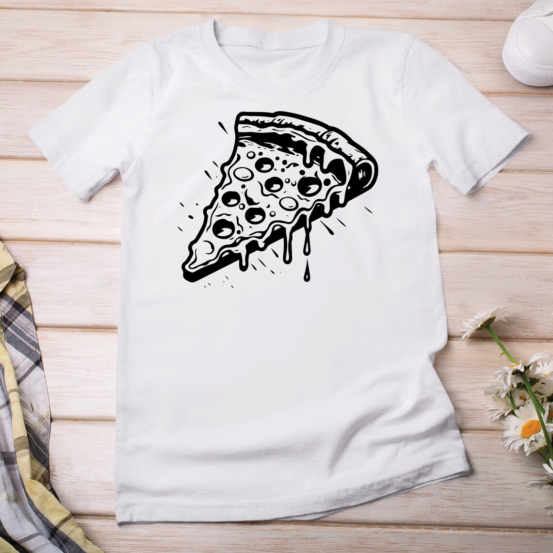 Pizza Svg Food Clipart, Pizza Png, Pizza Cut File, Pizza Chef Vector ...