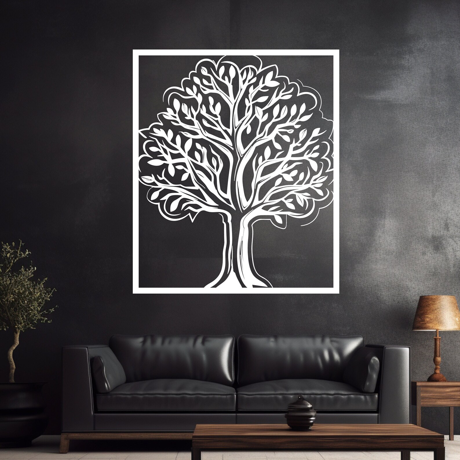 Tree Png, Tree of Life Svg, Tree of Life Wall Art, Tree Laser Cut File ...