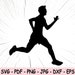 Man Runner SVG, Running Man PNG, Sport Clipart, Male Athlete Running ...