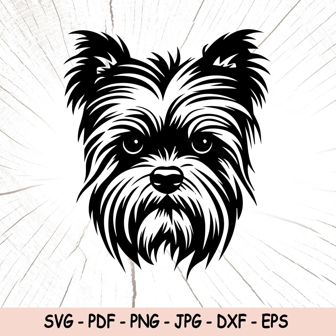Cute Yorkie Svg, Yorkie Png, Dog Tumbler Wrap, Yorkie Dog Digital ...