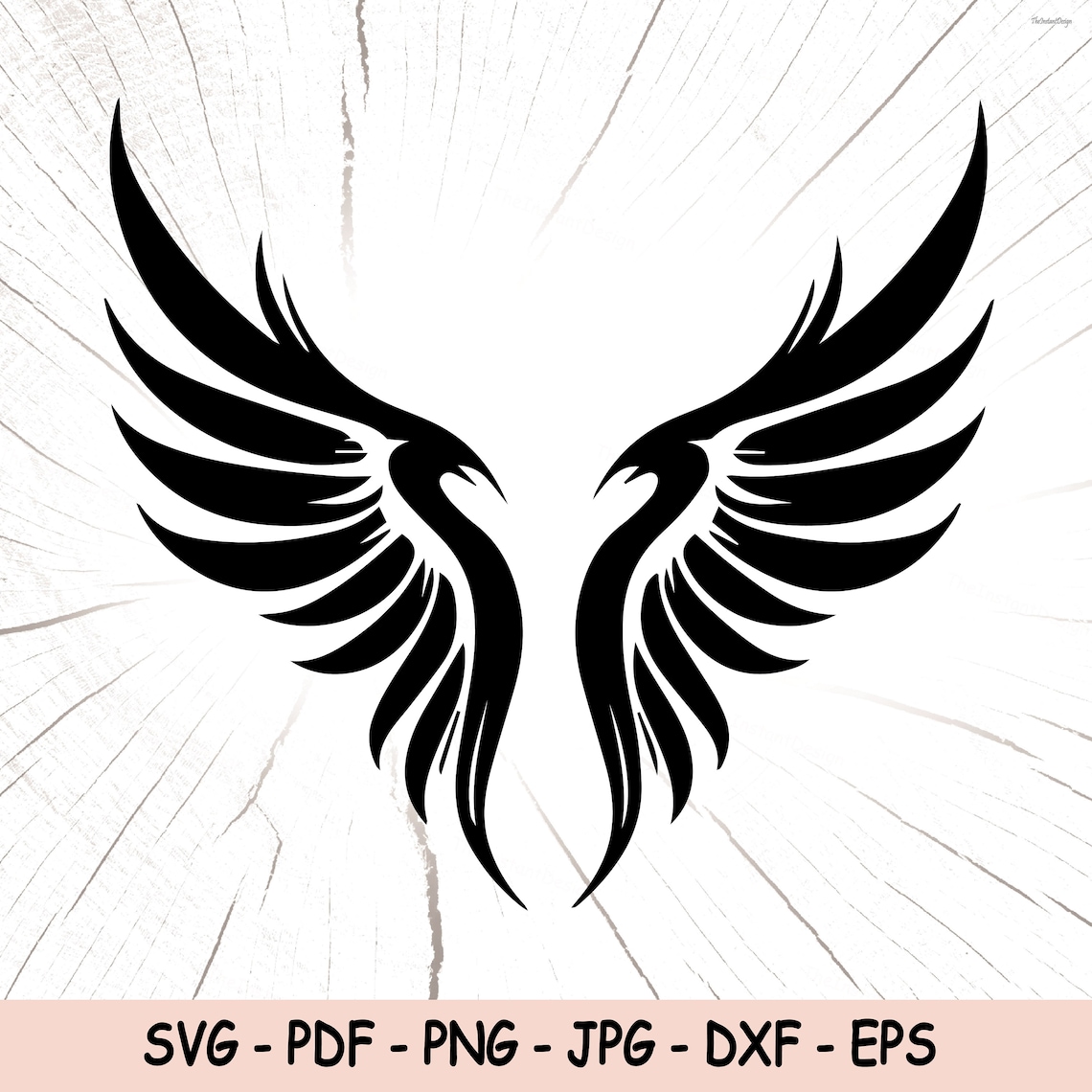 Wings Svg, Wings Png, Wings Clip Art, Wings Cut File for Silhouette ...