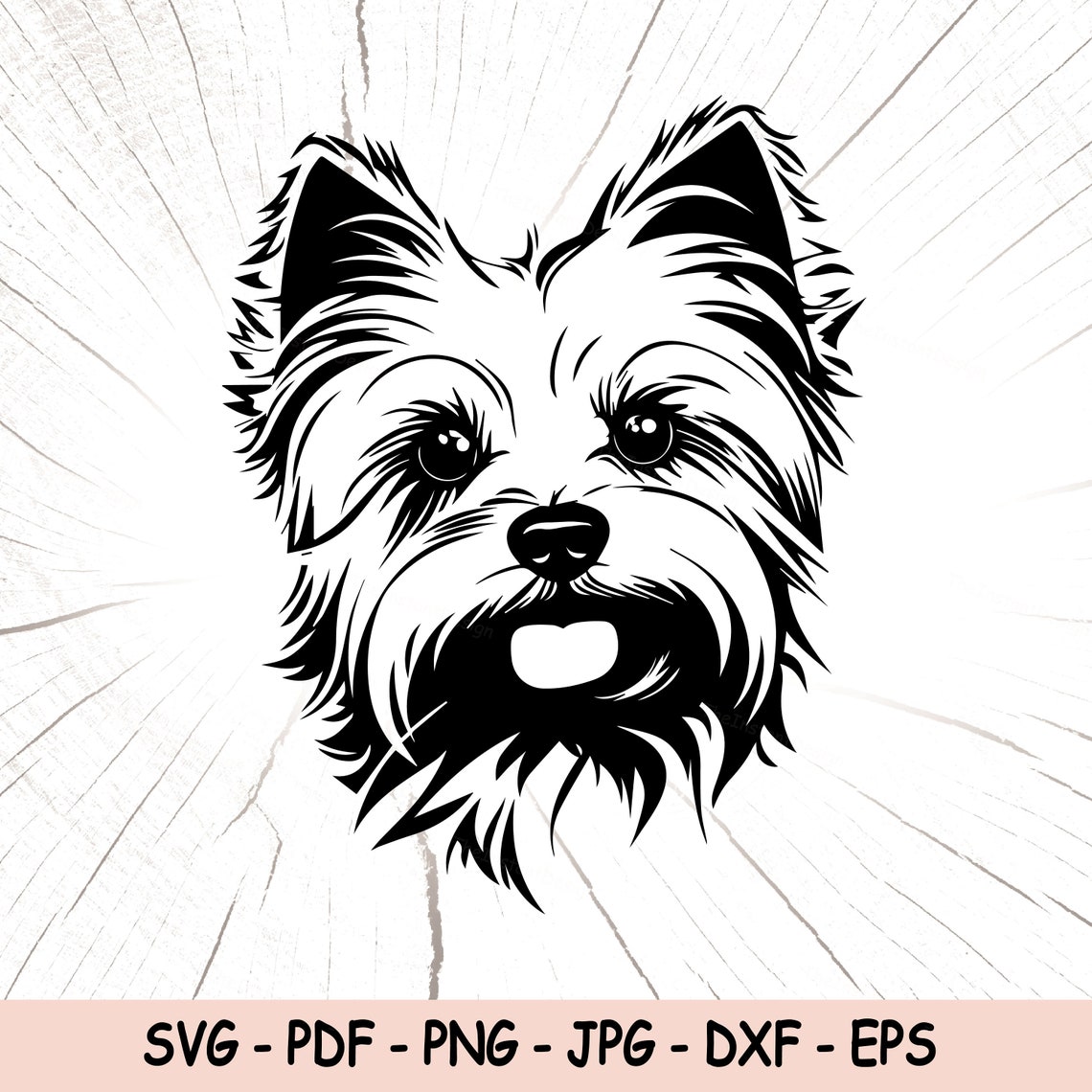 Yorkshire Terrier Wall Art, Yorkie Dog Svg, Yorkie Puppy Eps, Yorkie ...