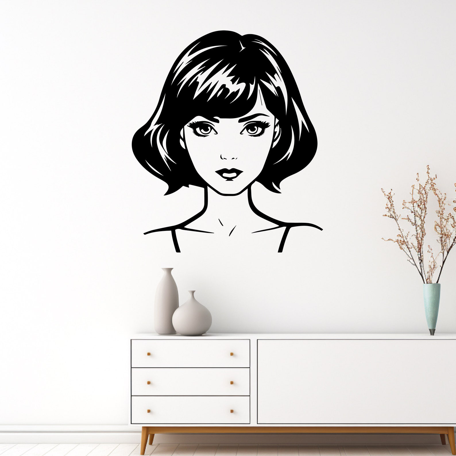 Cute Woman Face SVG Woman Face PNG Woman Face Instant - Etsy