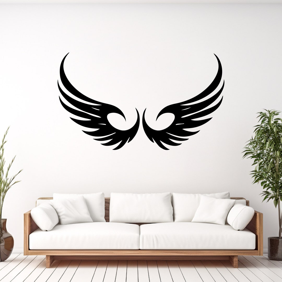 Wings Svg, Wings Png, Wings Wall Art, Wings Laser Cut File, Wings ...