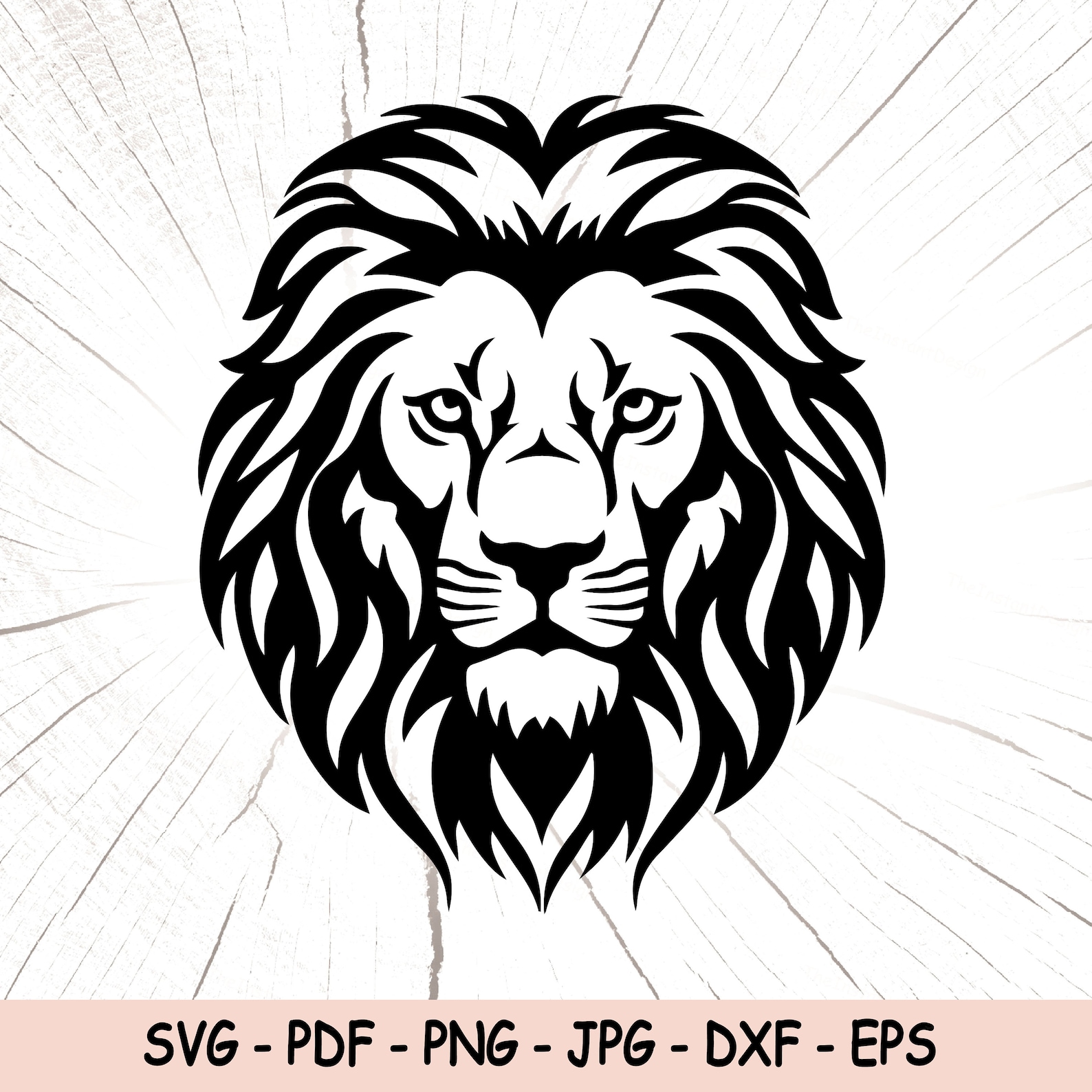 Lion Head SVG Lion PNG Lion Wall Art Lion Instant Download - Etsy