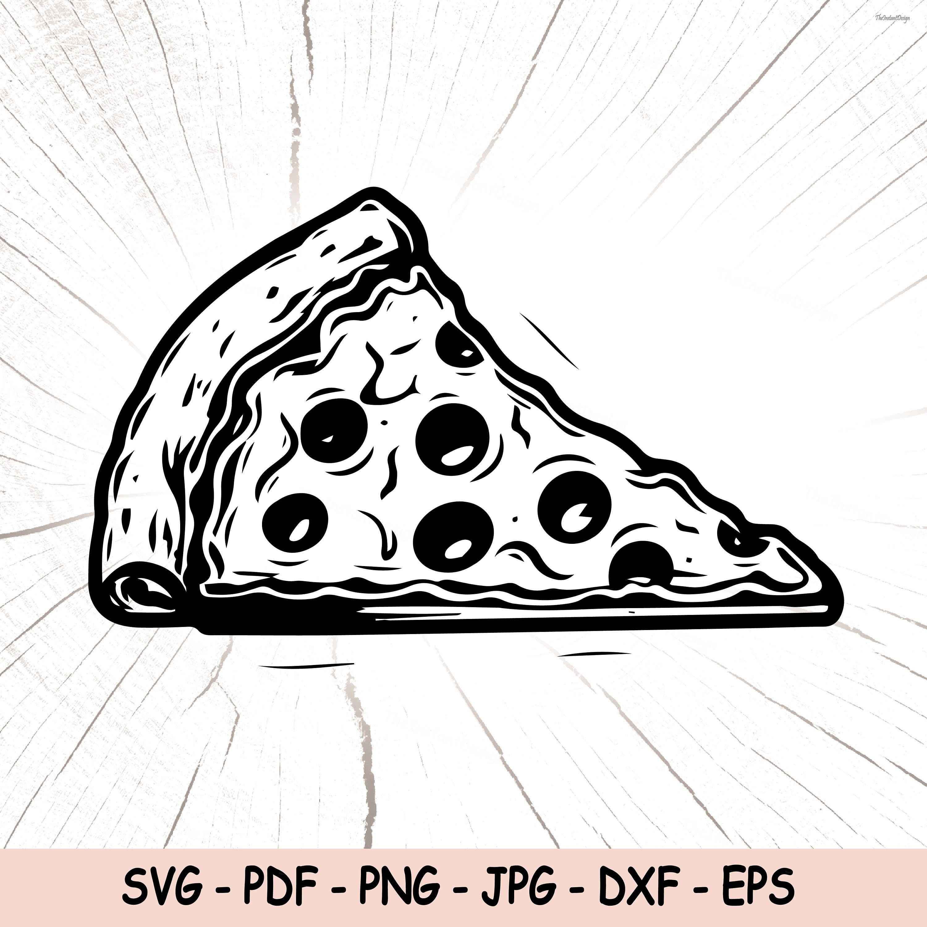 Pizza Svg, Pepperoni Pizza Svg, I Love Pizza Svg, Food Clipart, Pizza ...