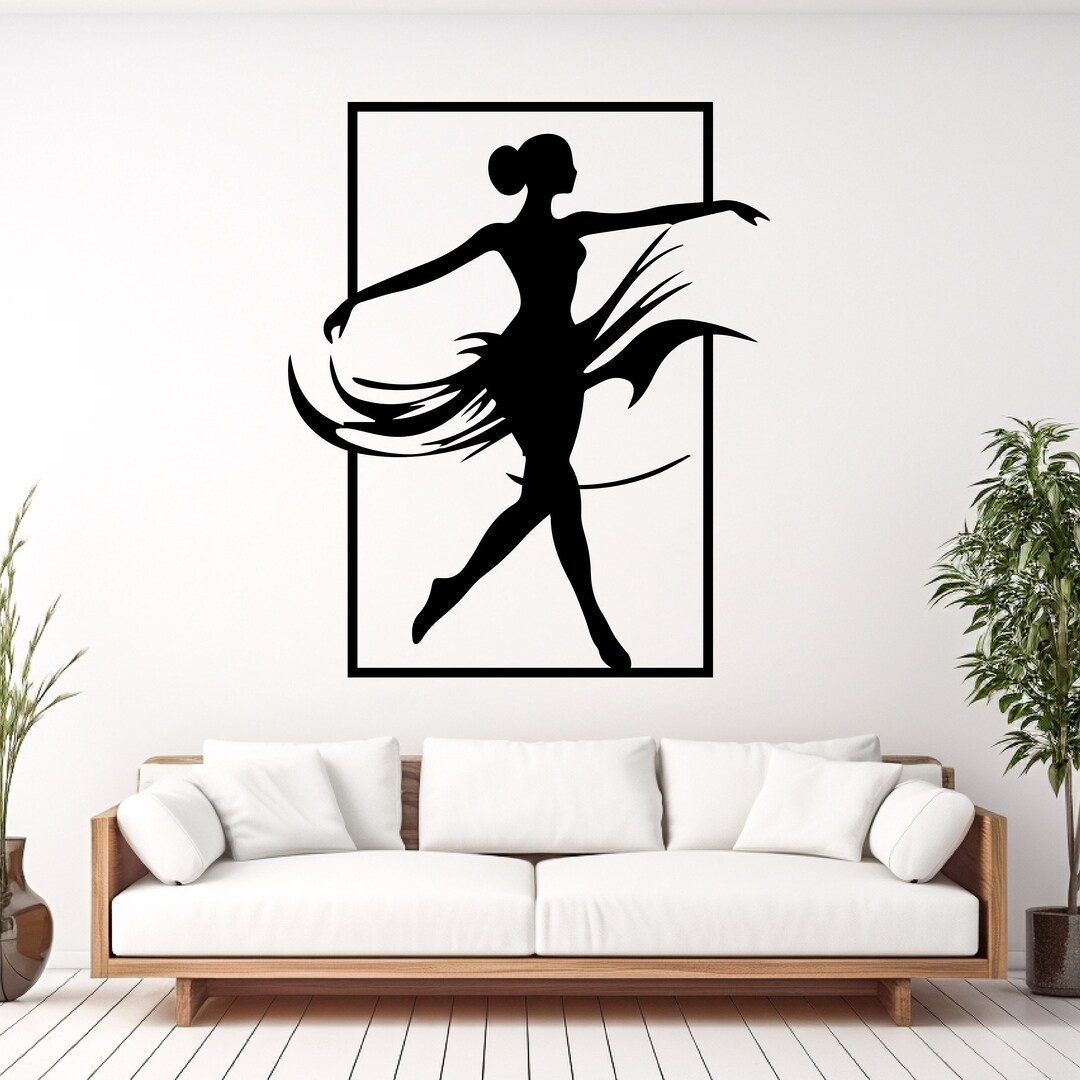 Ballerina Panel Svg, Ballerina Png, Ballerina Wall Decor, Ballerina ...