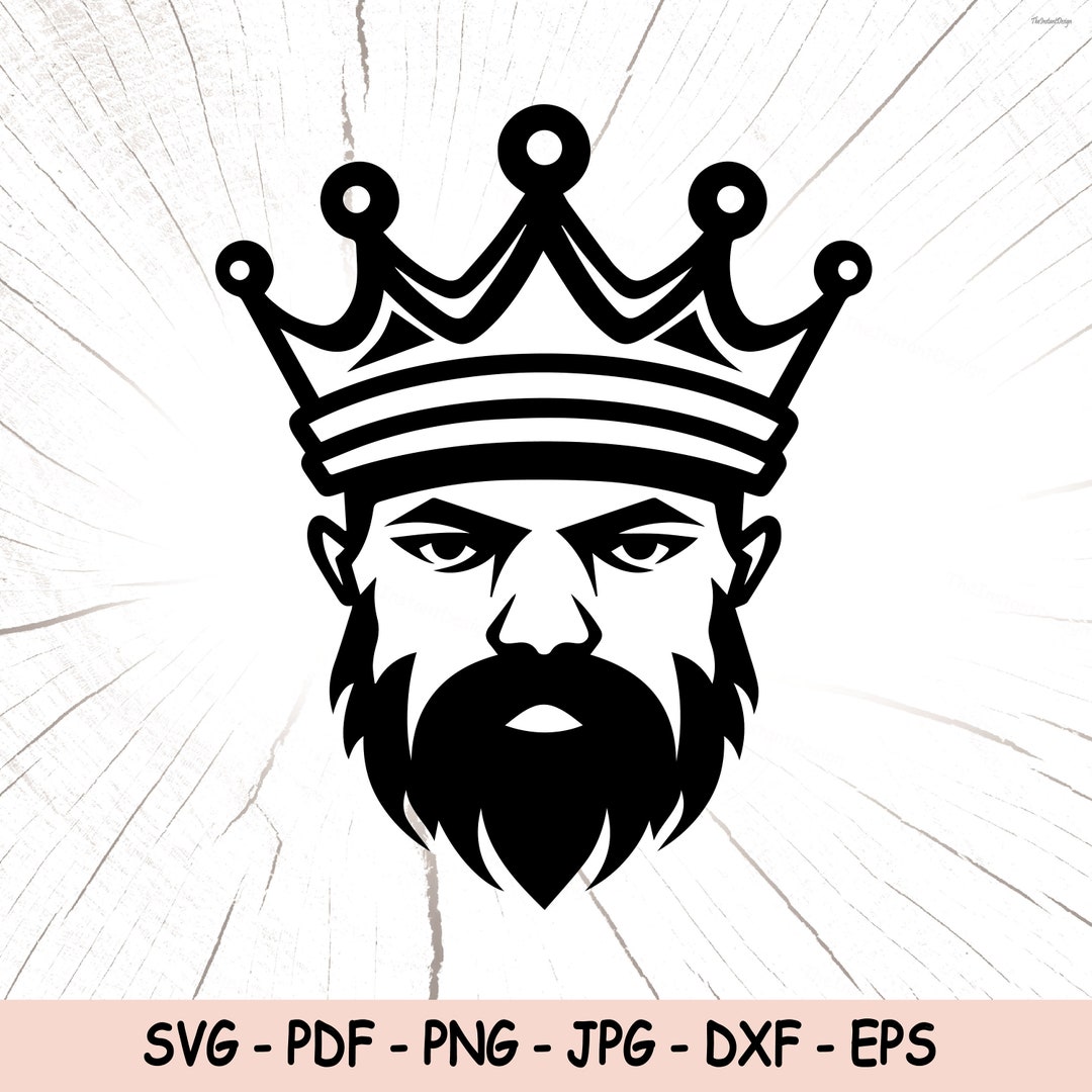 King SVG, King in the Crown PNG, King Instant Download, King Cricut Cut ...