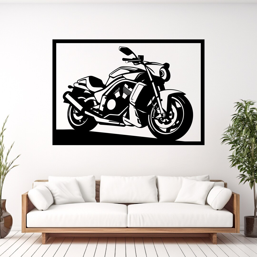 Motorcycle Png, Motorcycle Svg, Motorcycle Wall Art, Motorcycle Laser ...