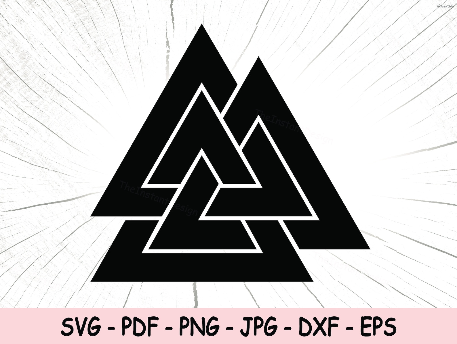 Optical Illusion SVG, Triangle Optical Illusion PNG, Impossible ...