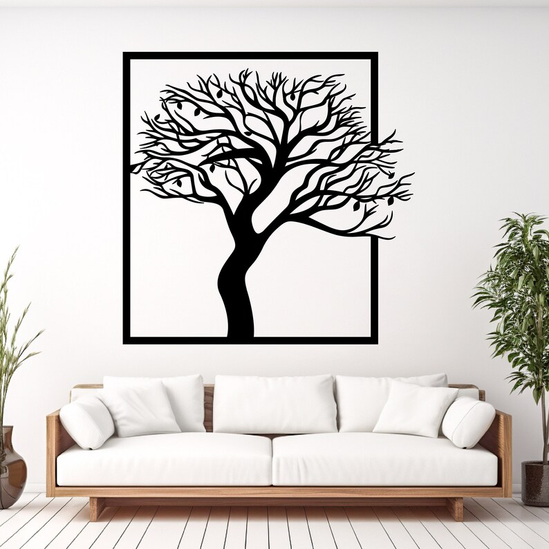 Tree SVG, Tree PNG, Tree Plasma Cut File, Art Tree Decor, Tree Cnc ...