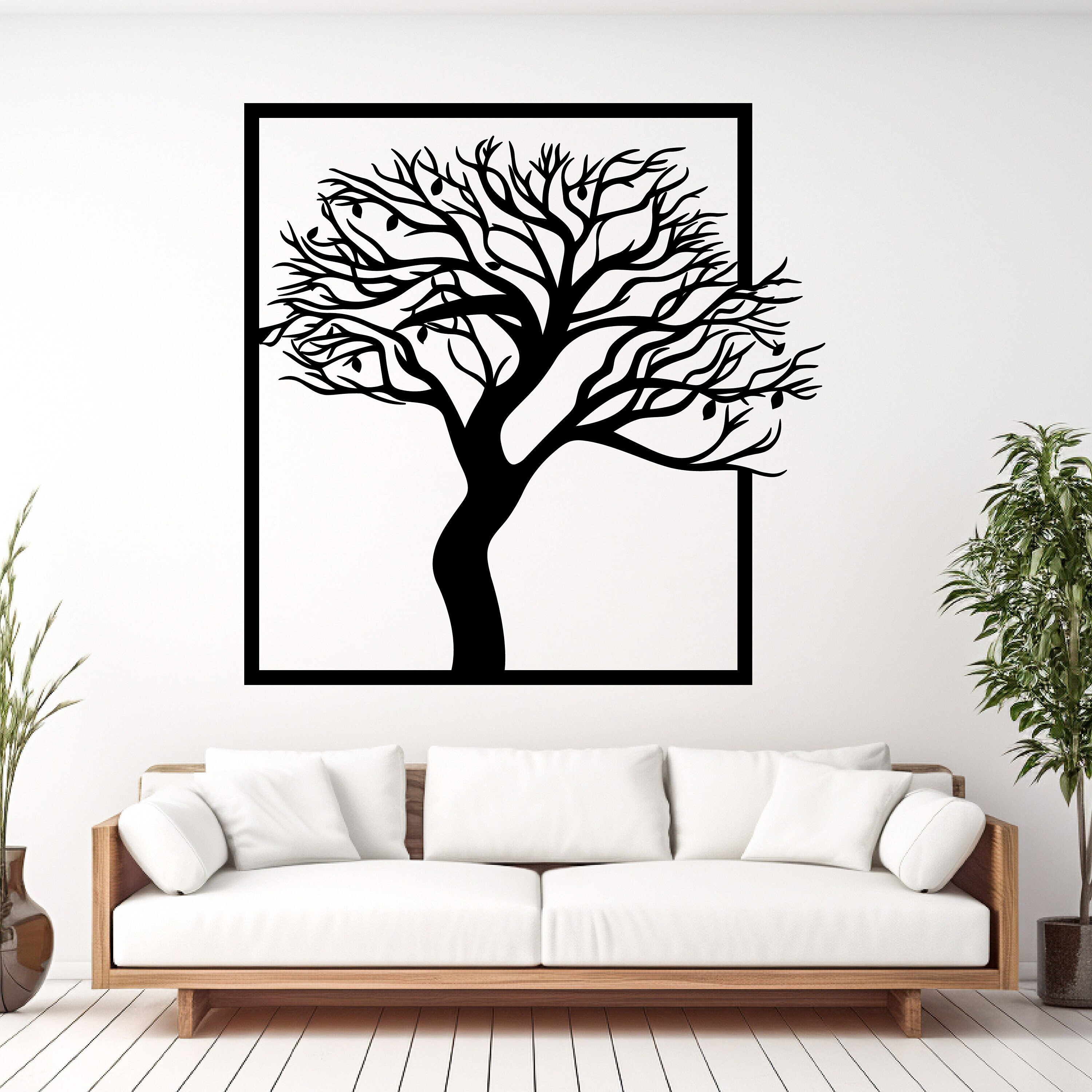 Tree SVG, Tree PNG, Tree Plasma Cut File, Art Tree Decor, Tree Cnc ...