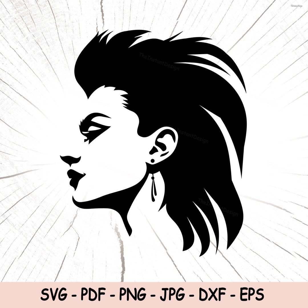 Woman Face SVG, Woman Face PNG, Woman Face Instant Download, Woman ...