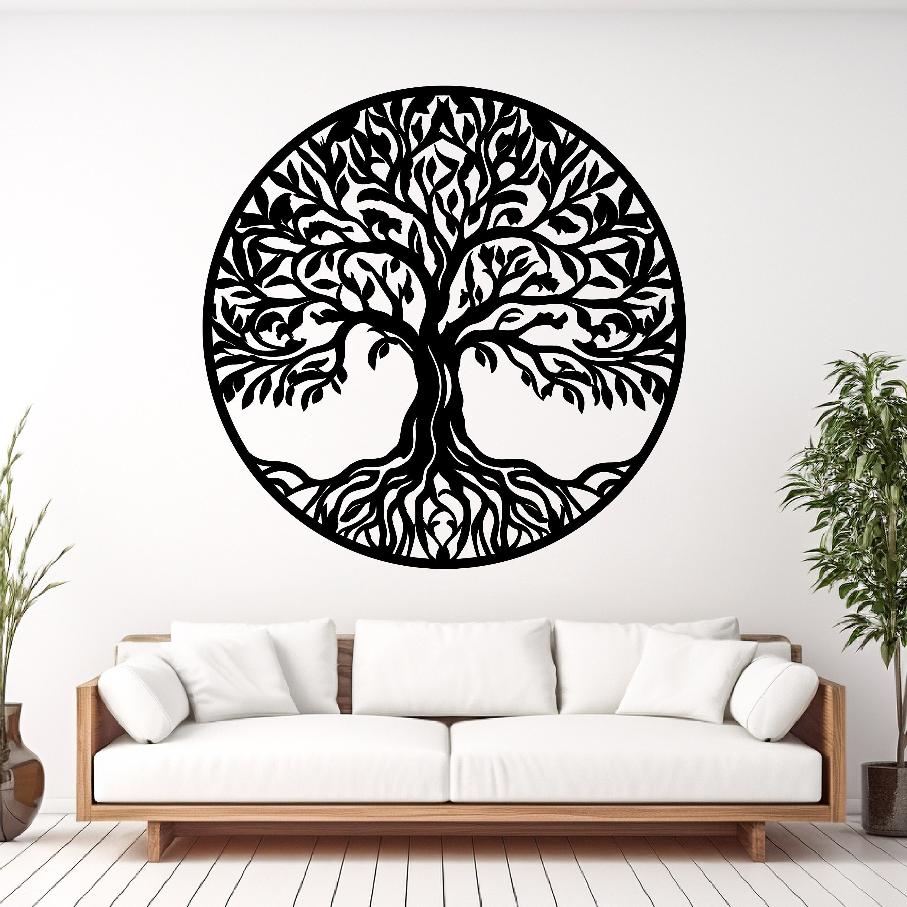 Tree SVG, Tree PNG, Tree Plasma Cut File, Art Tree Decor, Tree Cnc ...