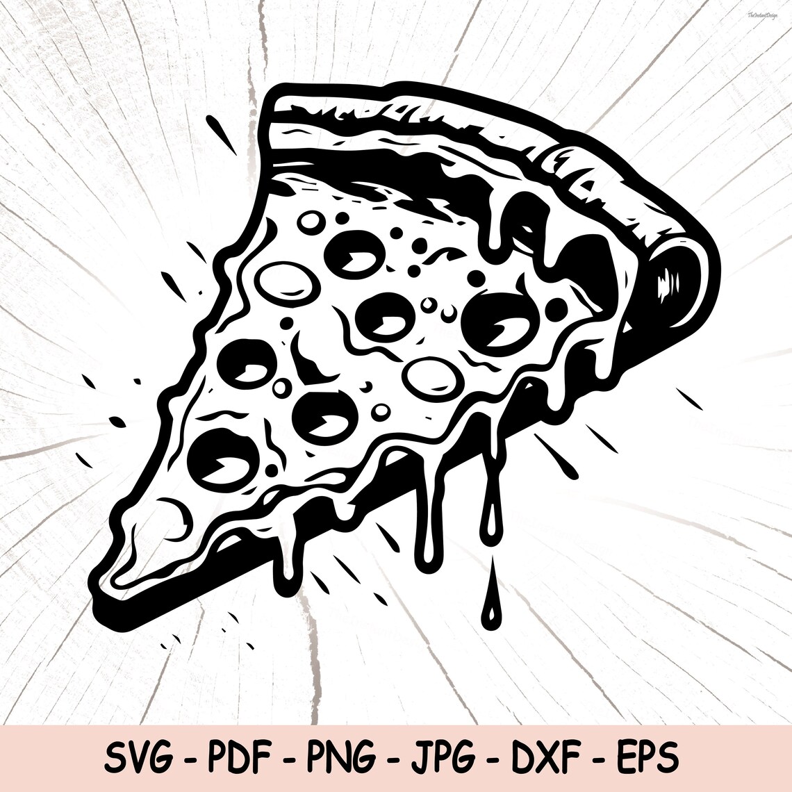 Pizza Svg Food Clipart, Pizza Png, Pizza Cut File, Pizza Chef Vector ...