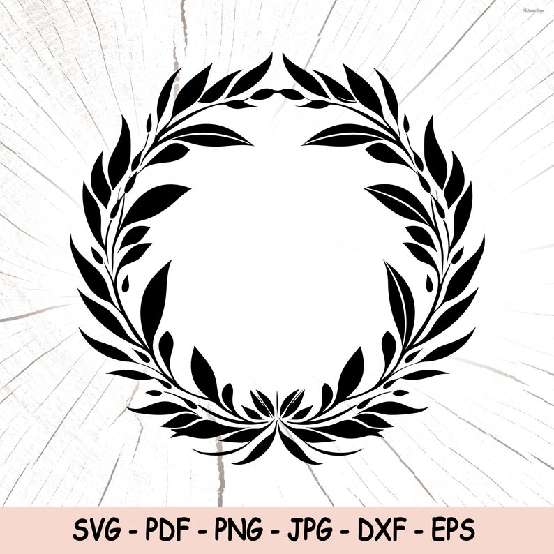 Lauren Kranz SVG, Kranz PNG, Kranz SVG, Blumenrahmen Sofort Download, Kranz Cricut Cut, Kranz ...