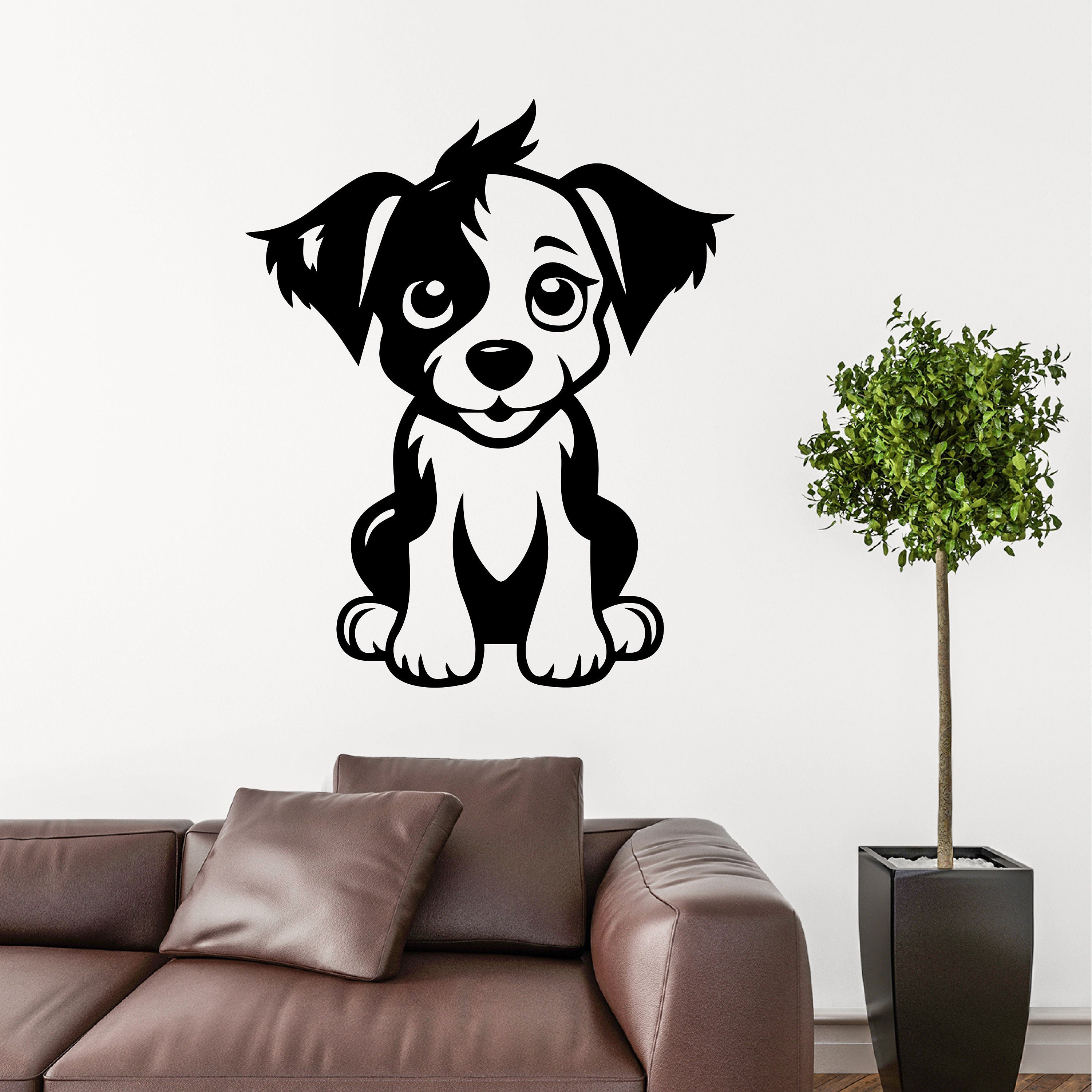 Dog Wall Art Svg Cute Dog Svg Dog Digital Download Dog - Etsy
