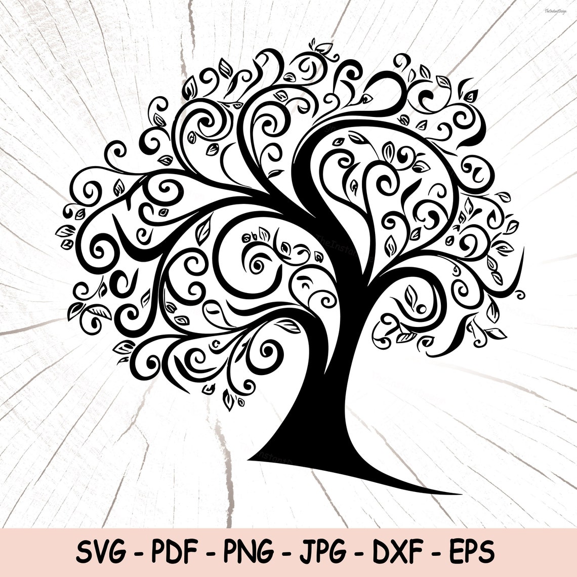 Bodhi Tree Png, Bodhi Tree Svg, Tree of Life Digital Download, Tree of ...