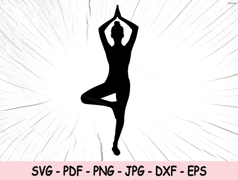 Yoga SVG Yoga Clip Art Yoga Silhouette Yoga Pose Vector - Etsy