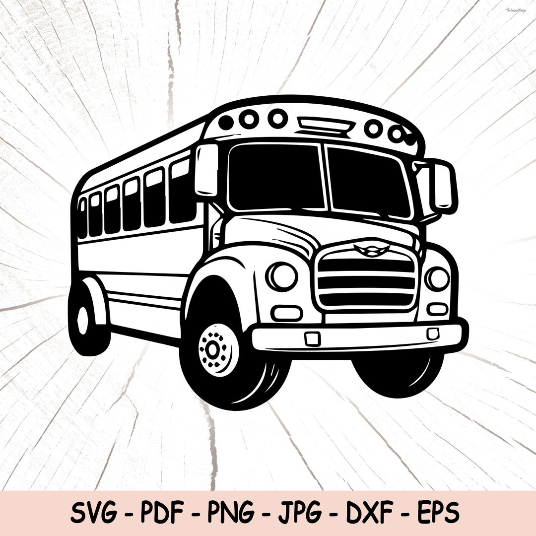 School Bus Svg, School Bus Eps, School Bus Silhouette, School Bus Vinyl ...