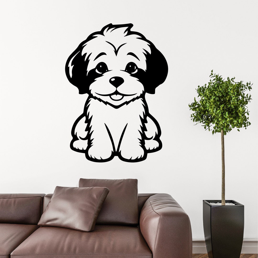 Puppy Svg, Dog Wall Art Svg, Dog Art Svg, Dog Digital Download, Dog ...
