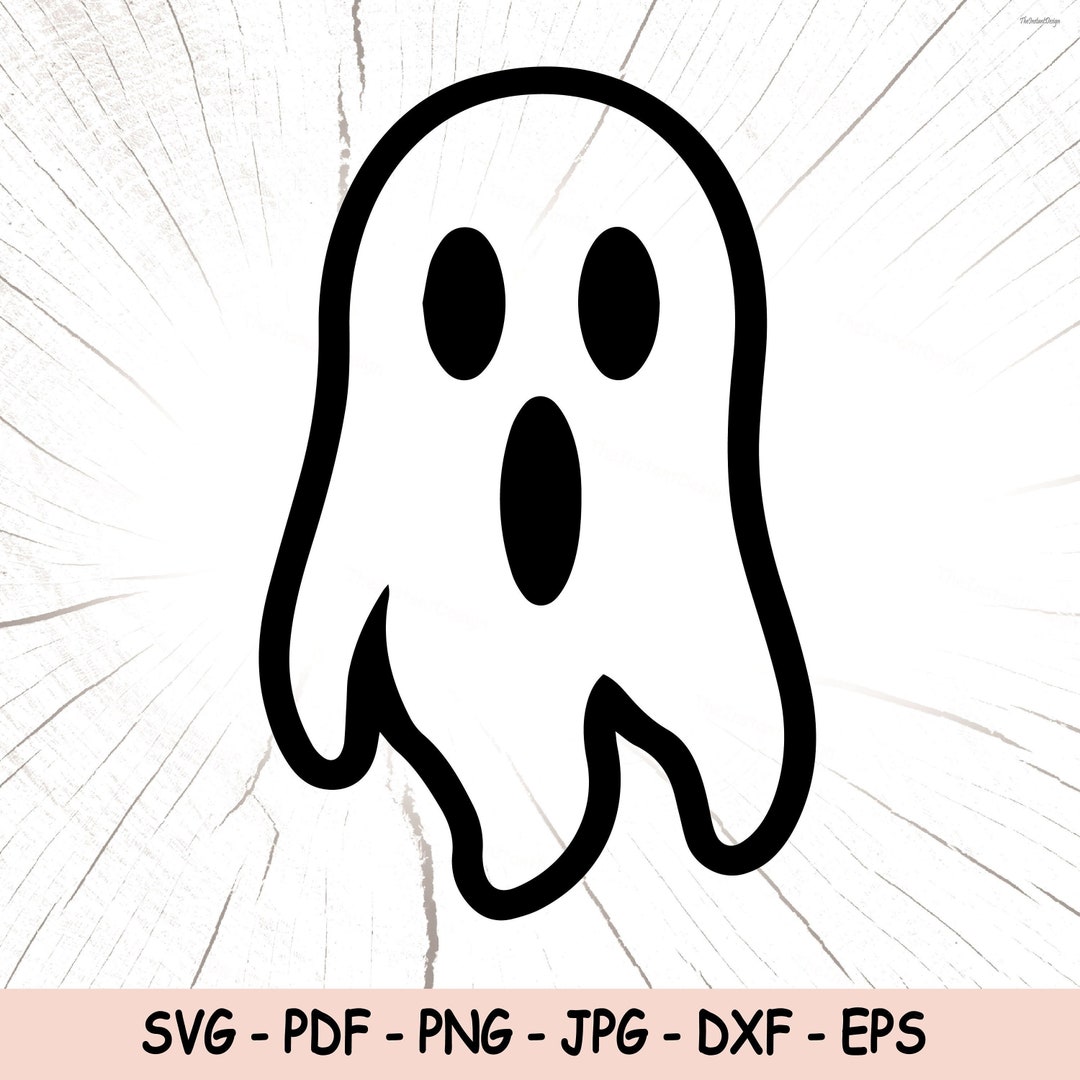 Cute Ghost SVG, Ghost PNG, Ghost Face Instant Download, Ghost Cricut ...