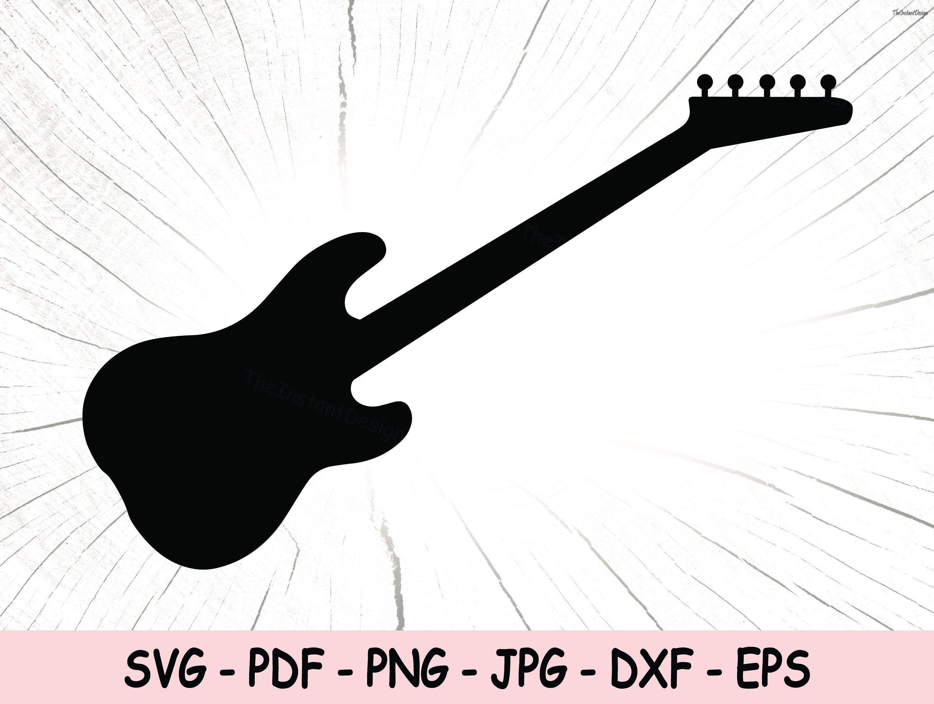 Guitar SVG, Guitar PNG, Electric Guitarist SVG, Guitar Silhouette Svg ...