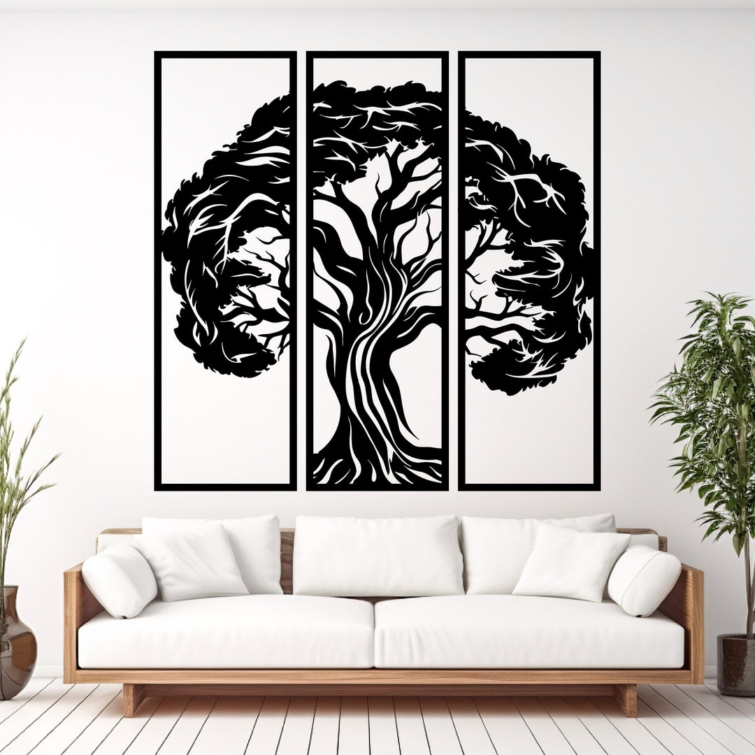 Tree Png, Tree of Life Svg, Tree of Life Wall Art, Tree Laser Cut File ...