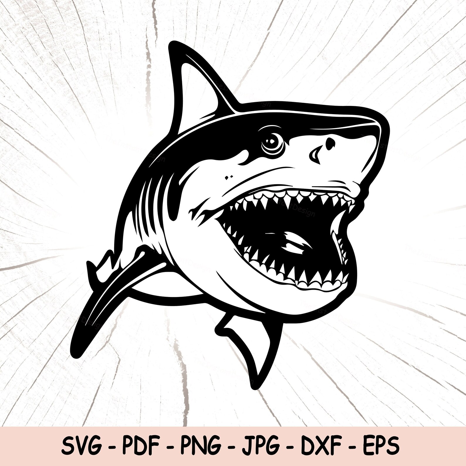 Shark Png, Shark Svg, Shark Digital Download, Shark Vector, Shark Cut ...