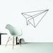 Geometric Plane SVG, Origami Paper Plane PNG, Origami Instant Download ...