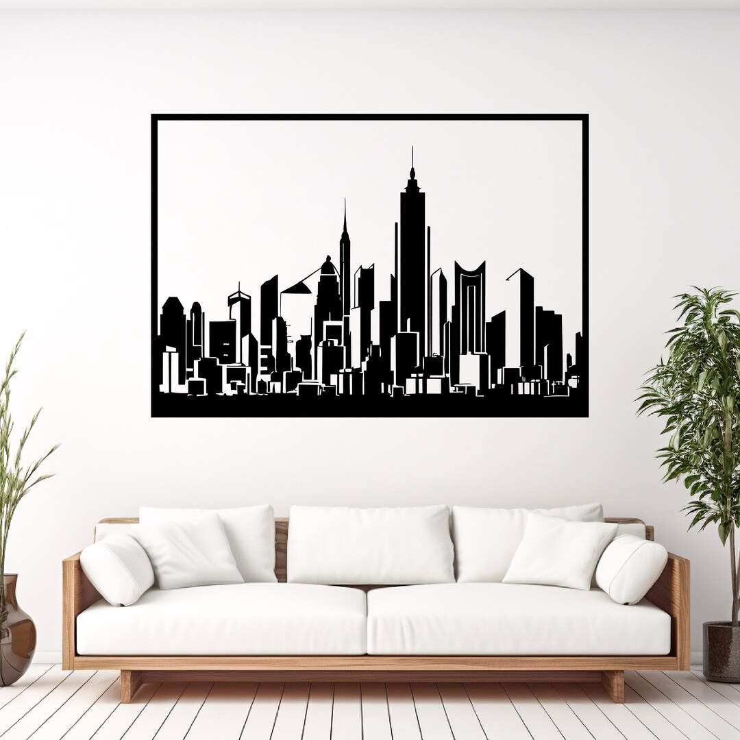 City SVG, City PNG, City Plasma Cut File, City Decor, City Cnc, City ...