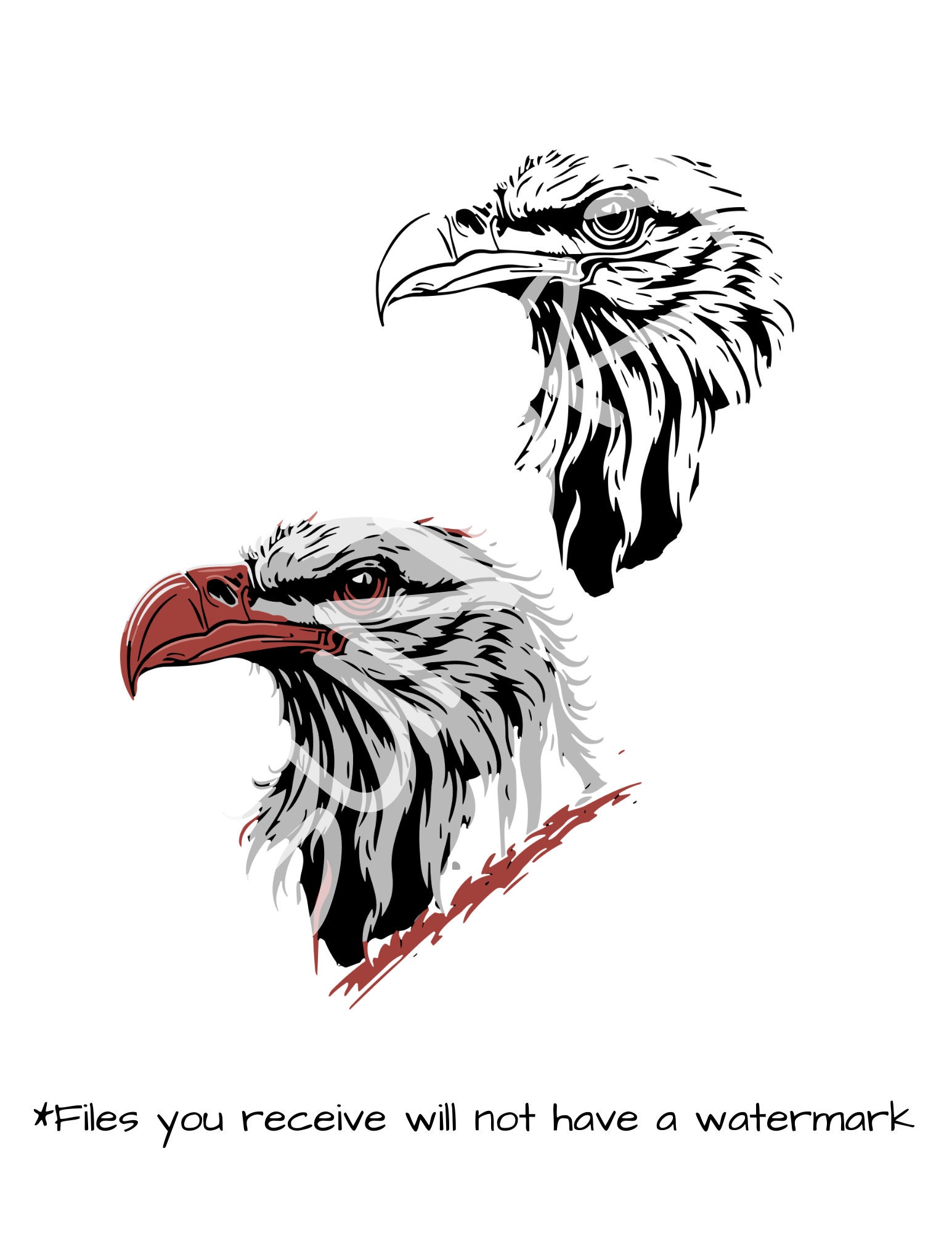 SVG & DXF Eagle Clipart | Digital Files | Great for Art, Stickers ...