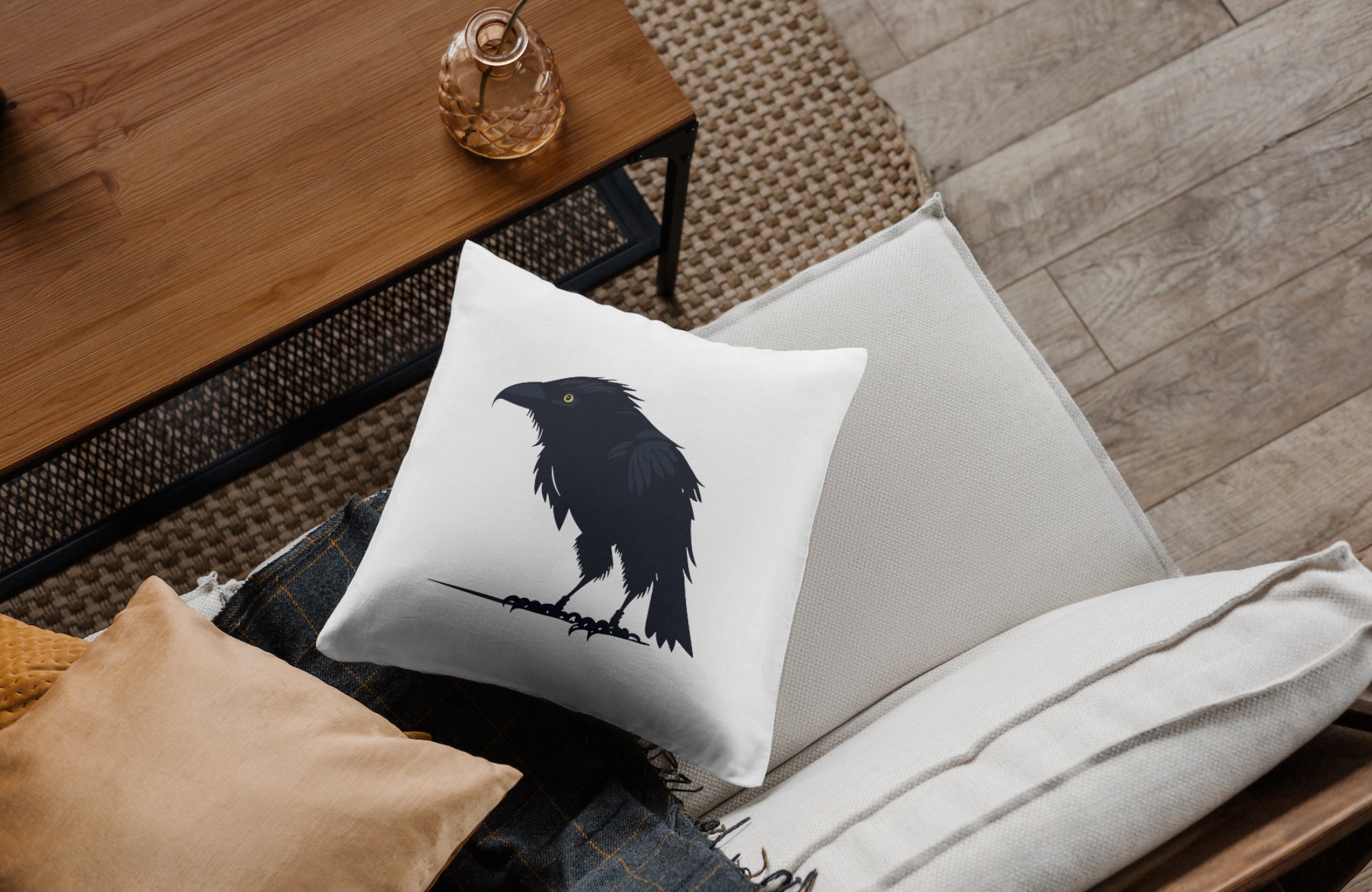 SVG & DXF Raven Clipart Digital Files Great for Art, Stickers ...