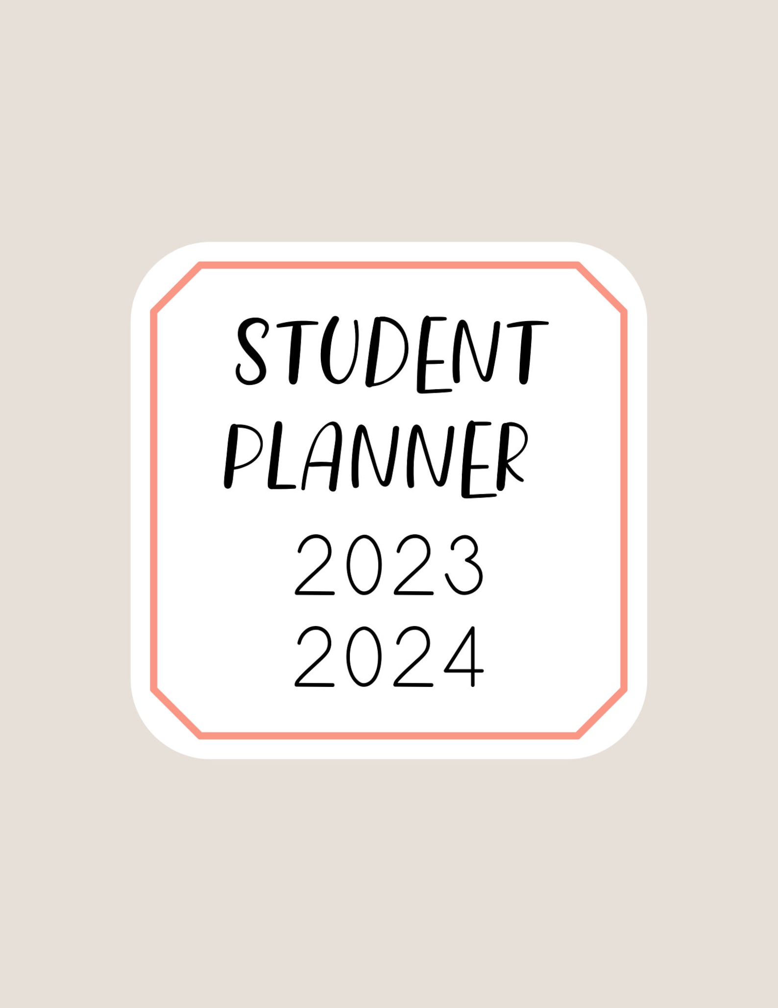 Student Planner / Semester Calendar / Study Tracker / College Planner ...