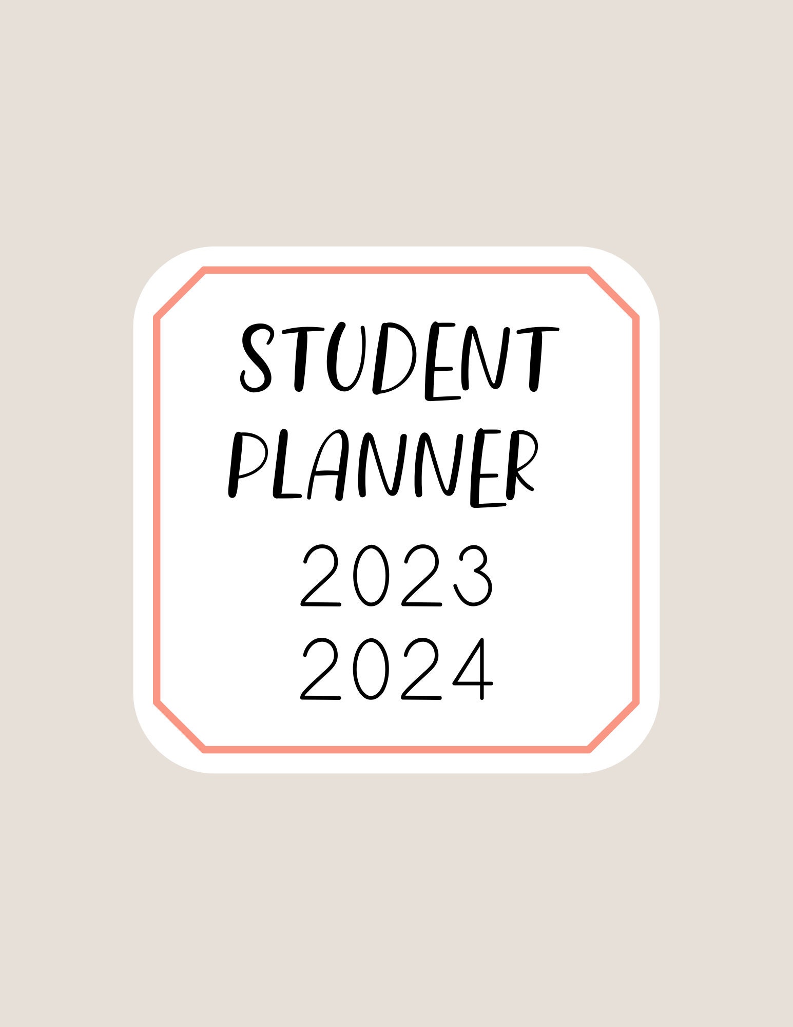 Student Planner / Semester Calendar / Study Tracker / College Planner ...