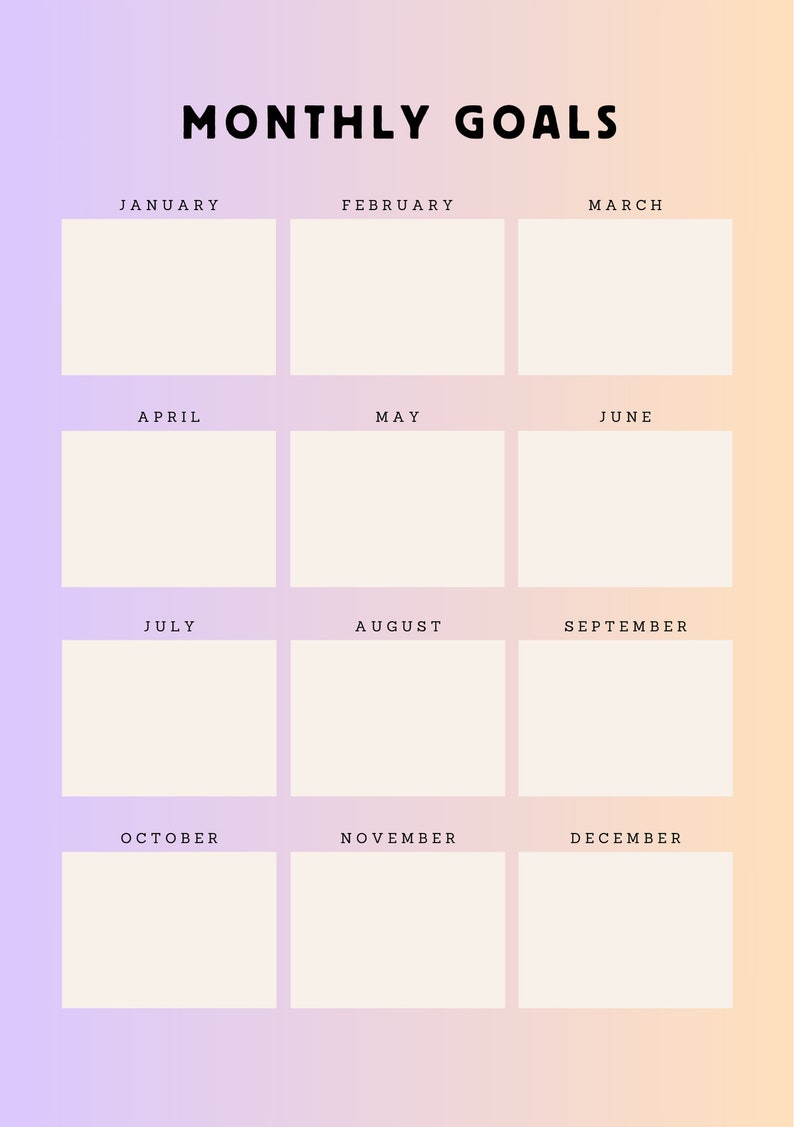 Printable Planner / Adhd Planner / Habit Tracker / Monthly Calendars - Etsy