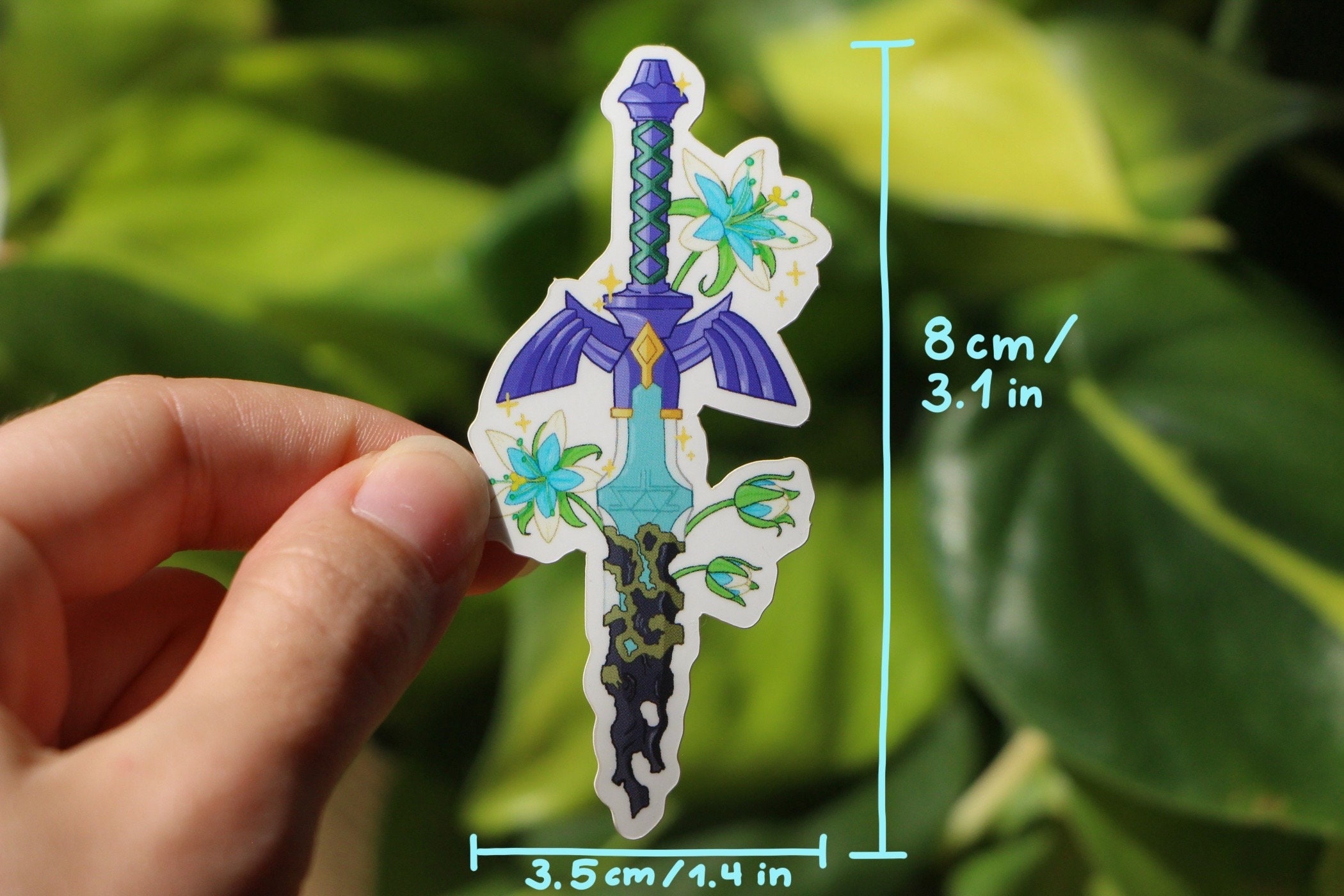 Zelda Totk Master Sword Sticker - Etsy