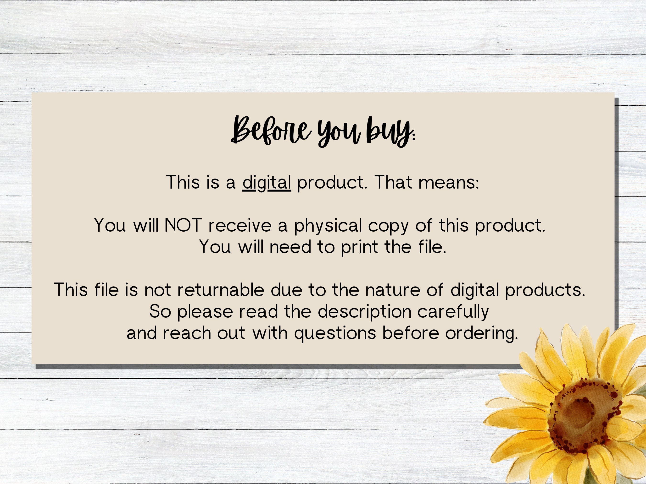 Sunflower Printable Affirmation Cards Self Care Love Vision Board ...