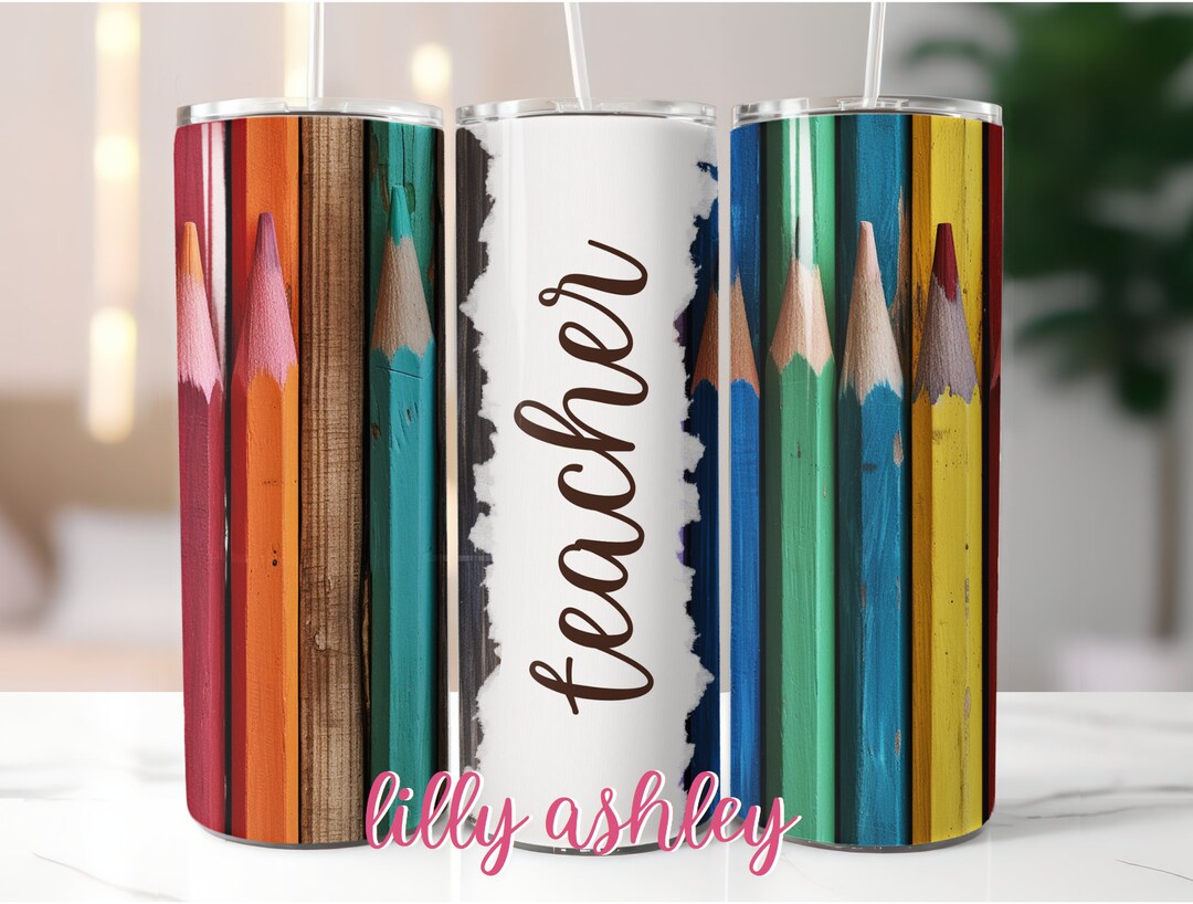 Teacher Sublimation Template for Tumbler Sublimation Designs for ...