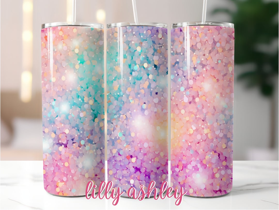 Glitter Glam 20 Oz Tumbler Wrap Sublimation Design Template for ...