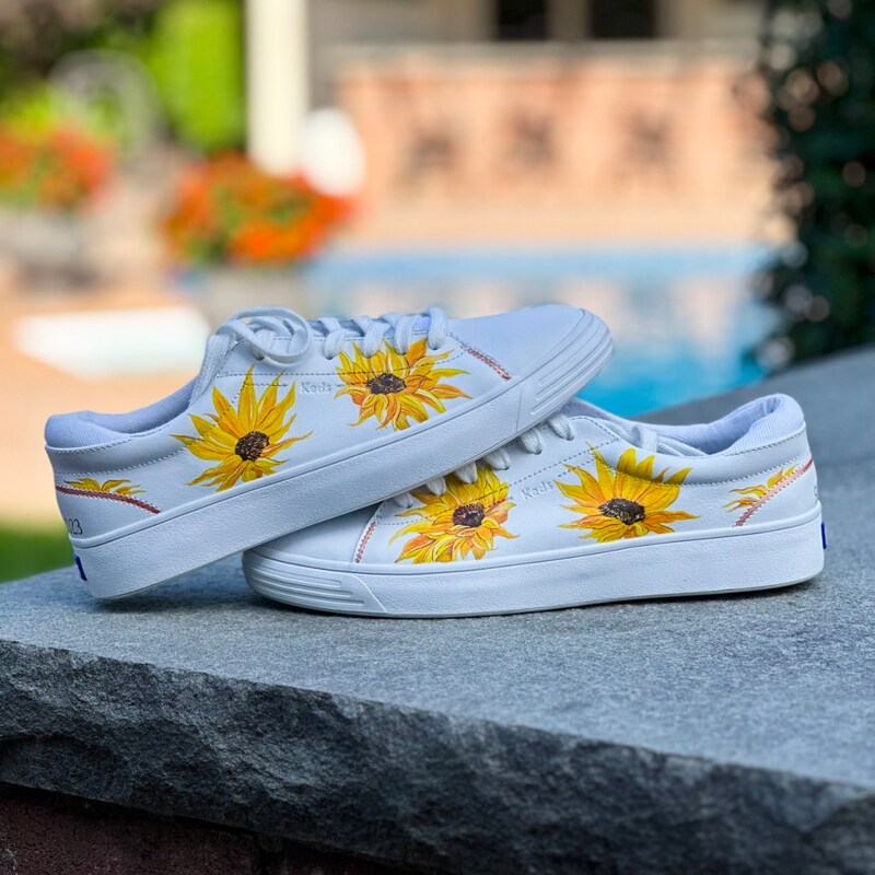 Painted Keds - Etsy