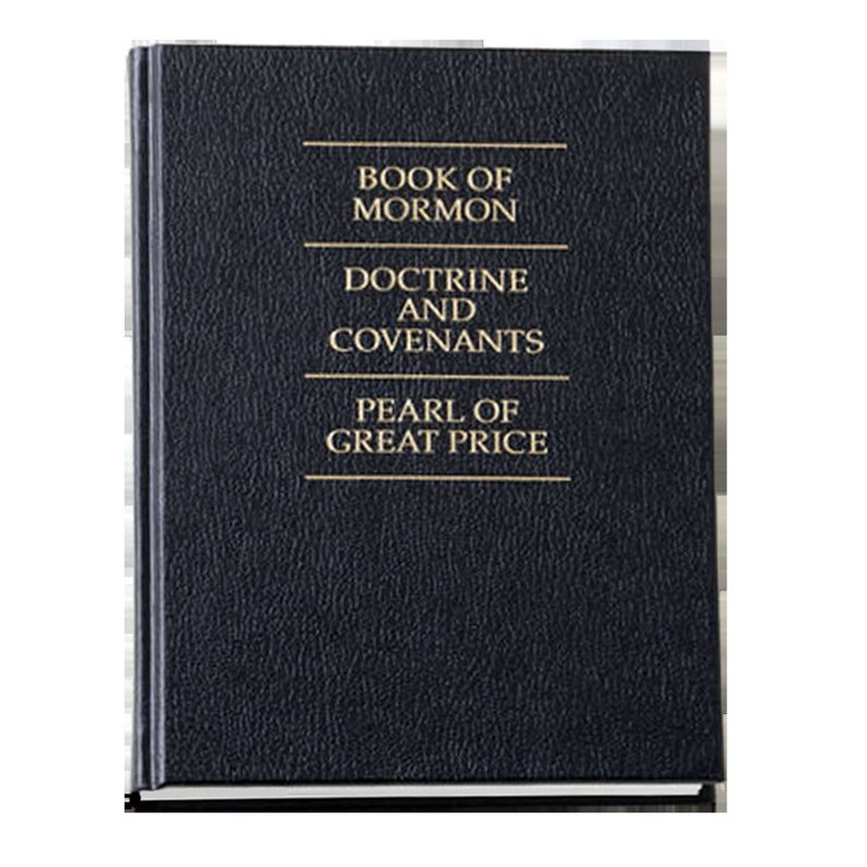 Lds Triple Combination Book Of Mormon Doctrine And Covenants Pearl