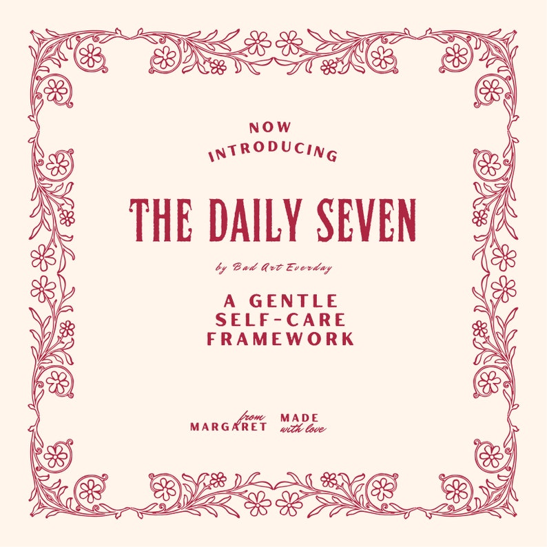 The Daily Seven: A Gentle Routine Journal - Etsy