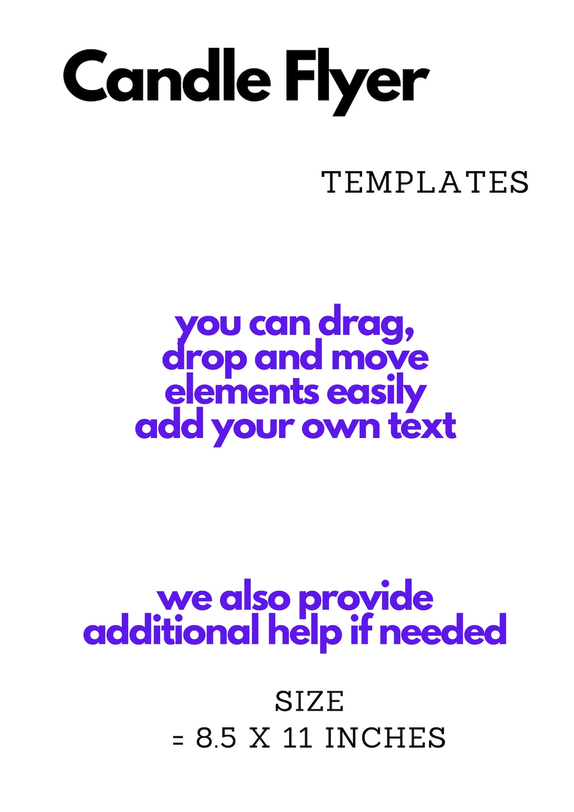 Candle Making Business Flyer: Soy Wax Melt Template (canva Editable ...