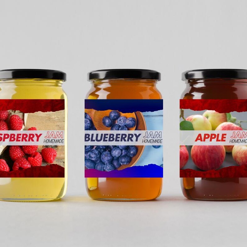 Marmalade Jar Labels Templates, Printable Editable Labels, Custom ...
