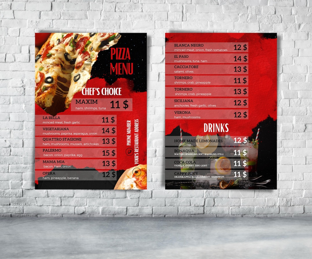 Pizza Food Flyer, Pizza Sale Flyer, Restaurant Flyer, Fast Food Flyer ...
