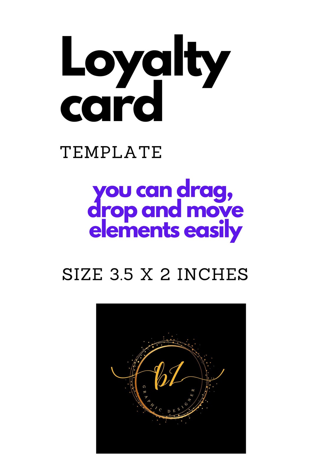 Drink Card DIY, Drink Bar Loyalty Card, Coctail Loyalty Canva, Canva ...